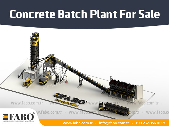 Concrete Batch Plant For Sale - Concrete Batching Plant Price - Fabo