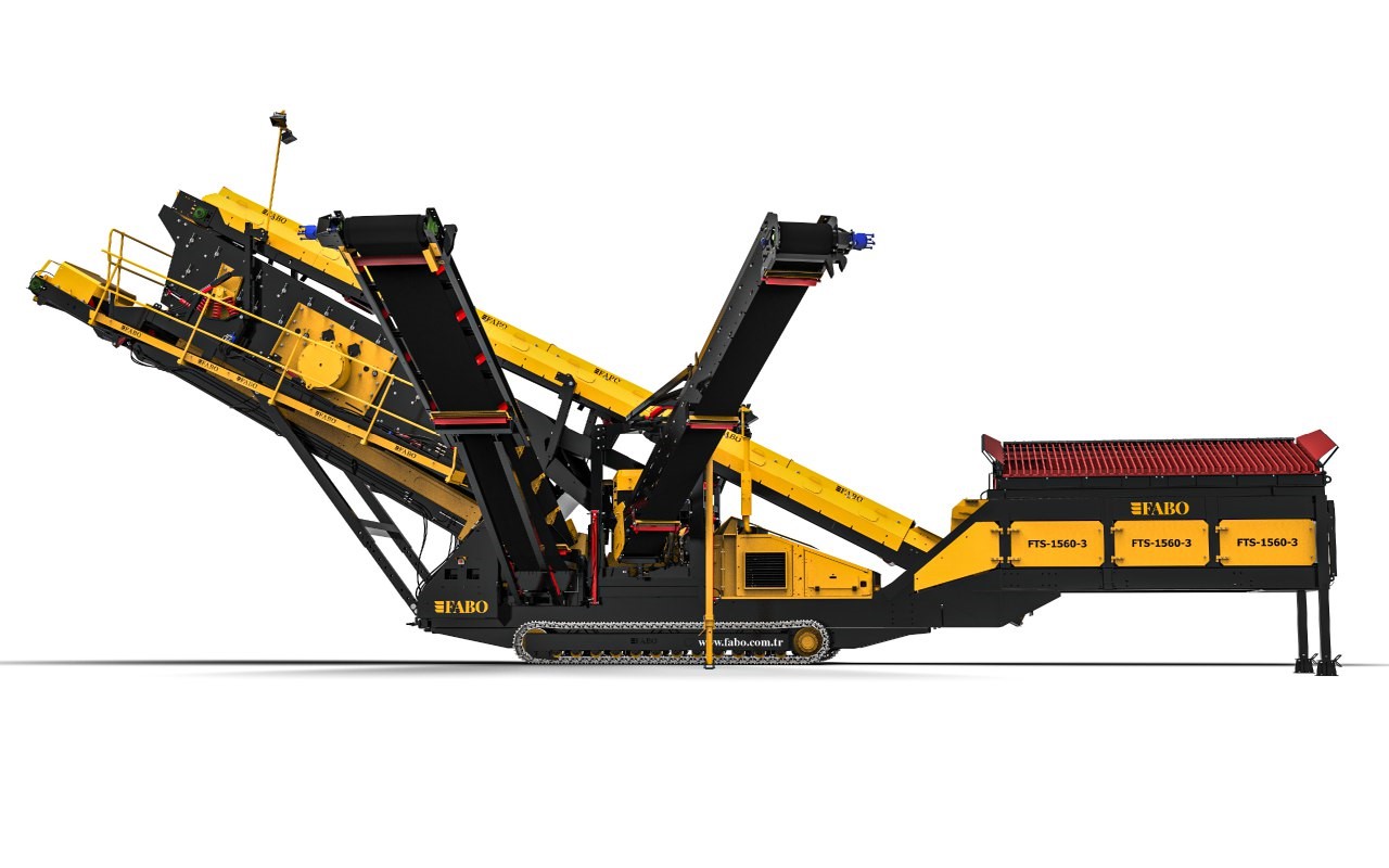 FTS-15-60-3 Tracked Screening Plant - Fabo