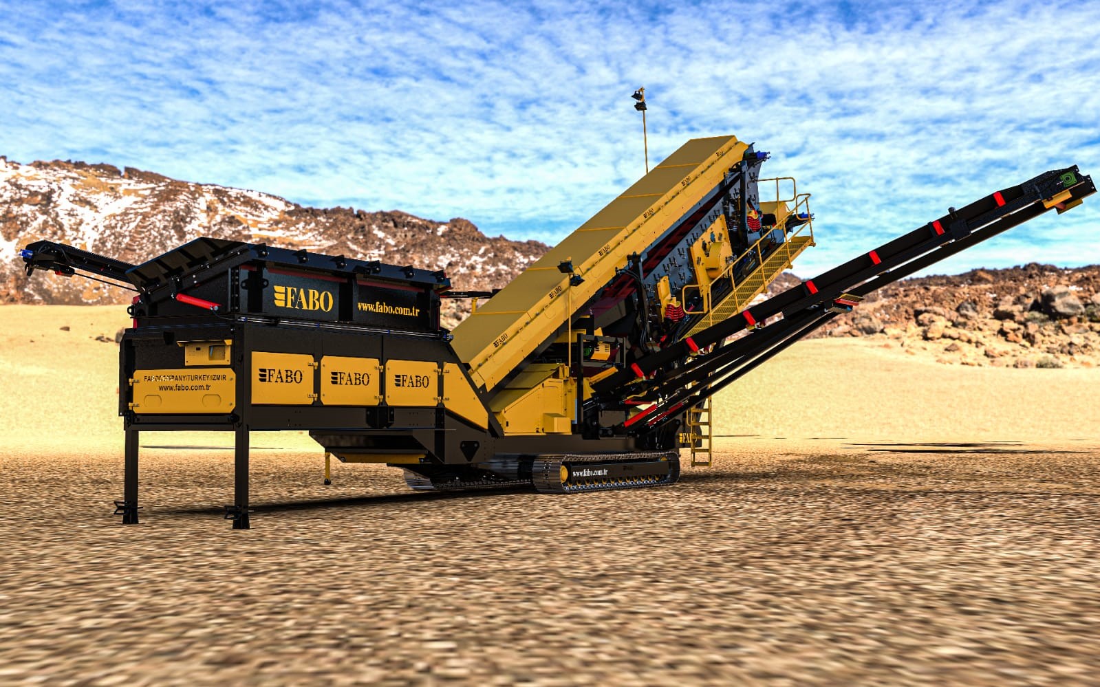 FTS 15-45-2 Mobile Screening Plant - Fabo