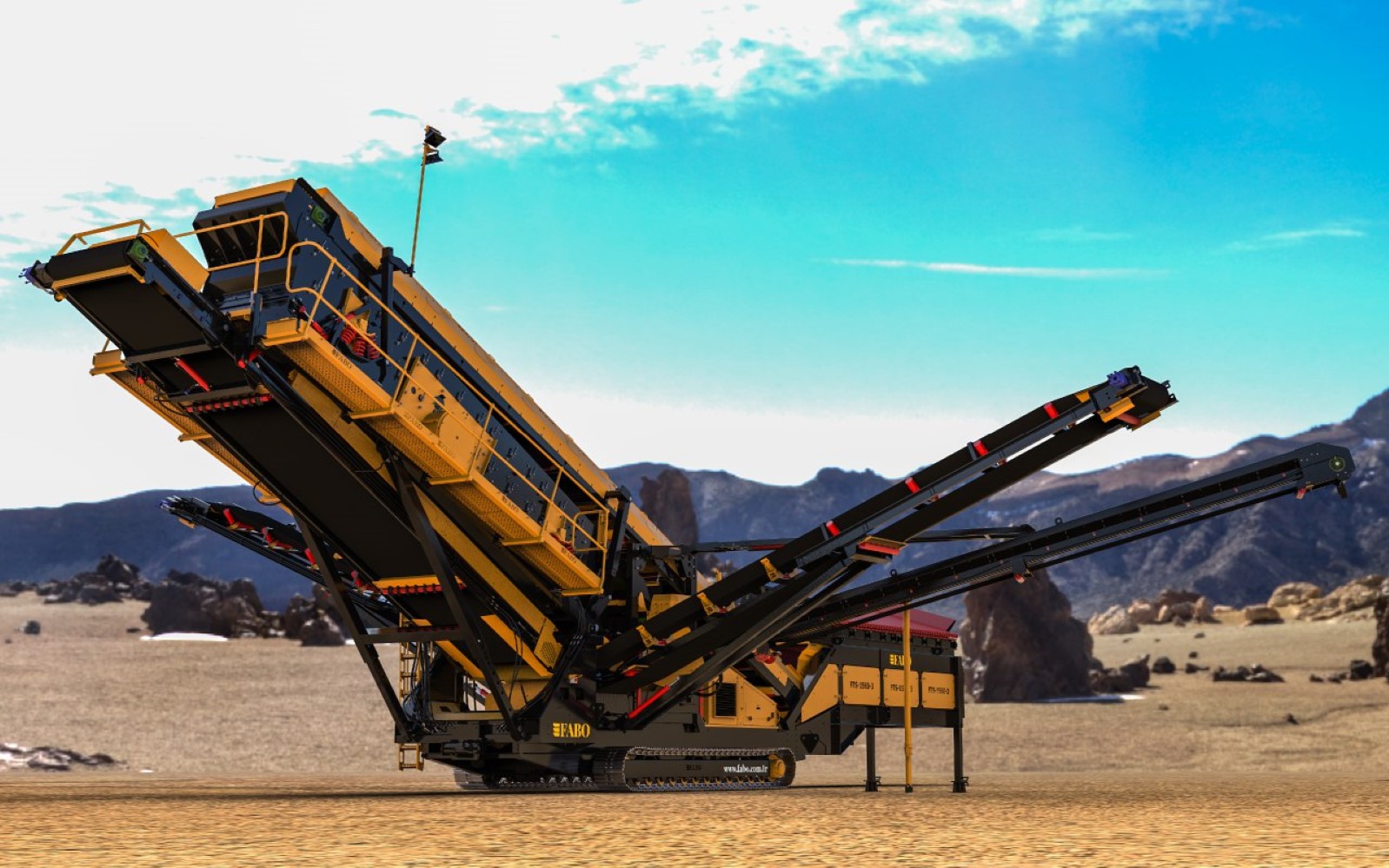 FTS 15-45-2 Mobile Screening Plant - Fabo