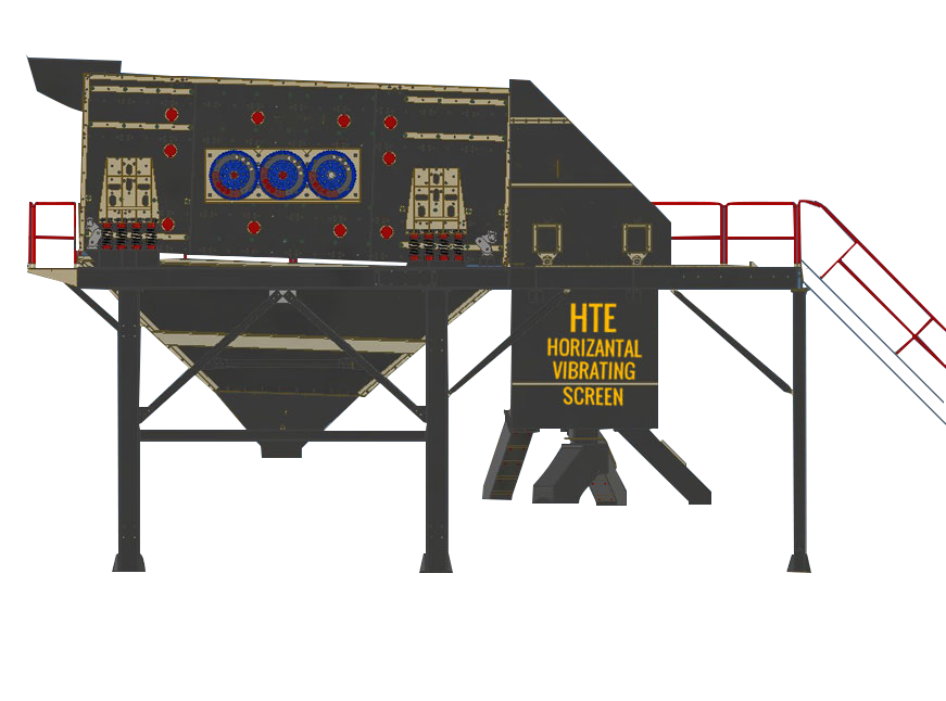 Horizontal Vibrating Screen with gear system - Fabo
