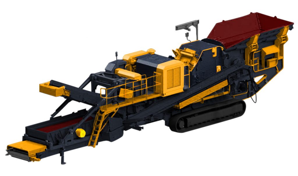 FTI-130-S Tracked Impact Crushing Screening Plant - Fabo