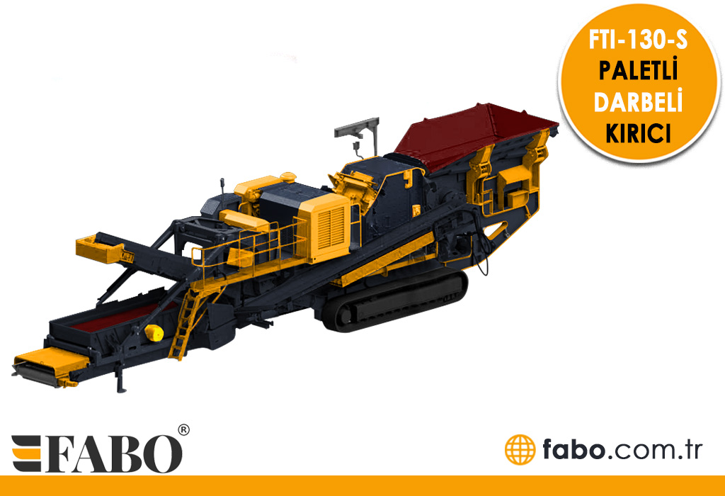 FTI-130-S Paletli Darbeli Kırma Eleme Tesisi - Fabo